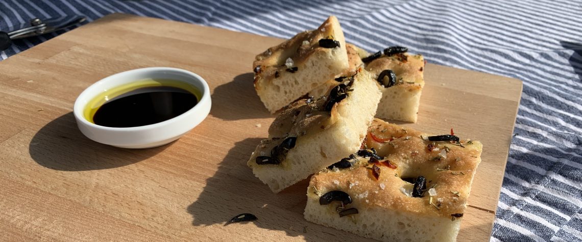 Focaccia bread - The Plant based dad