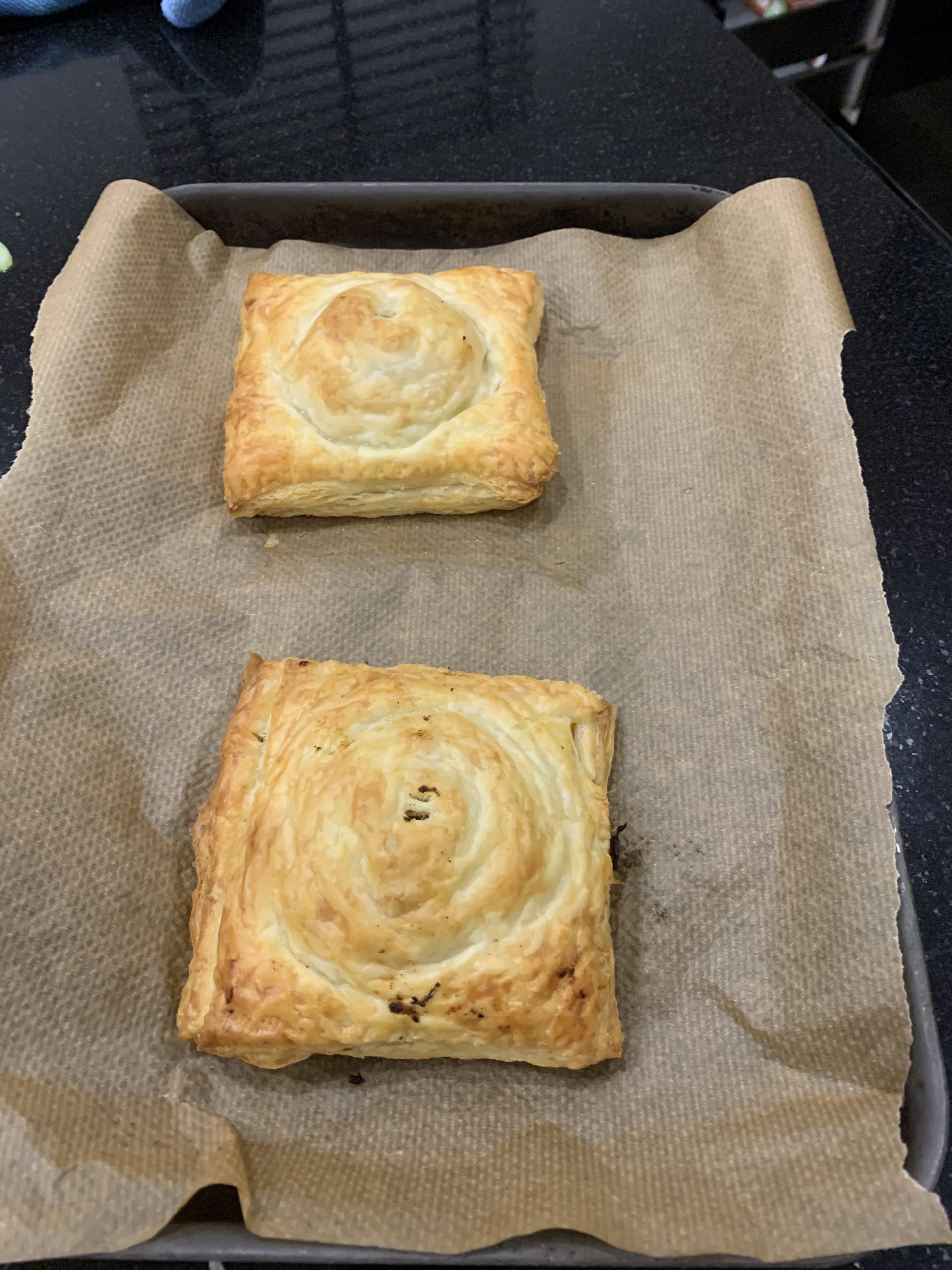 Curried Chickpea and Mushroom Pasty - The Plant based dad