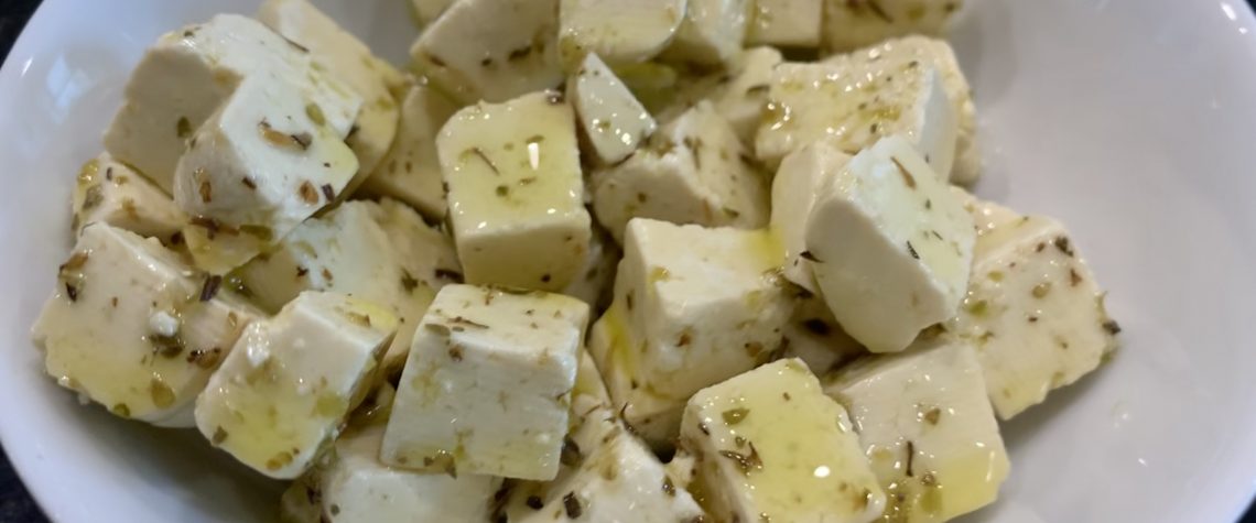 Tofu alternative to feta (tofeta?) - The Plant based dad