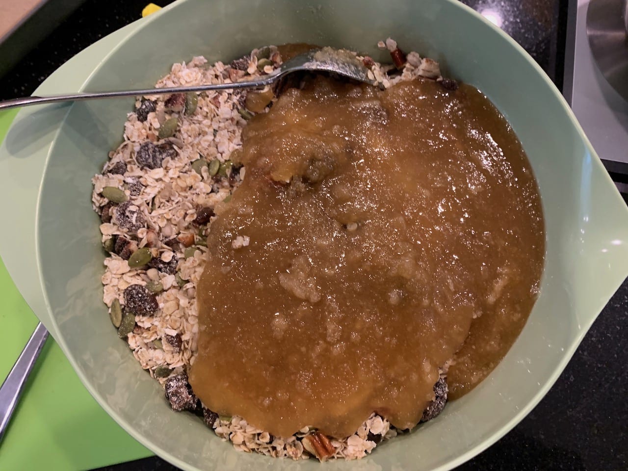 Seedy nutty fruity flapjacks - The Plant based dad