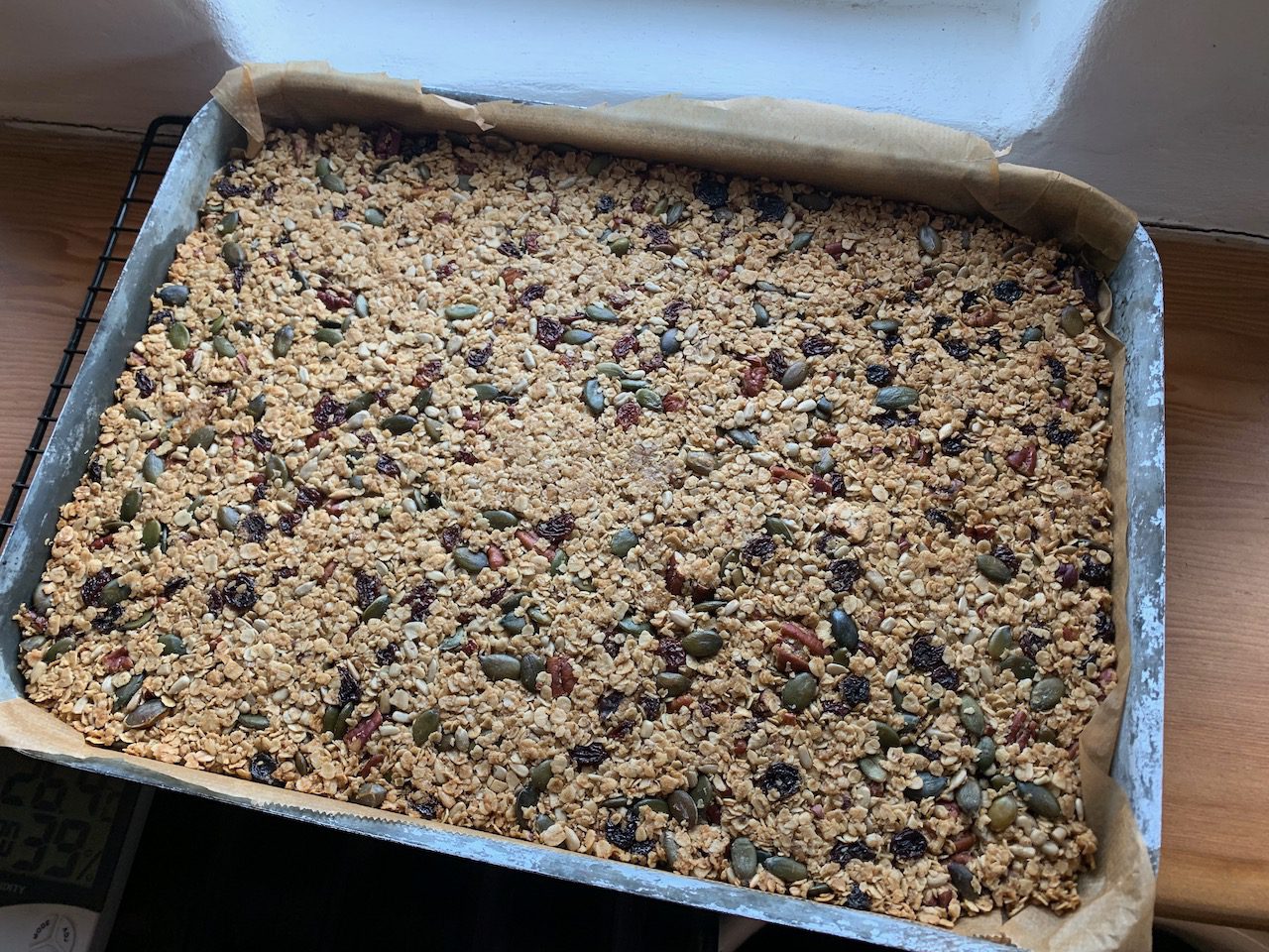Seedy nutty fruity flapjacks - The Plant based dad